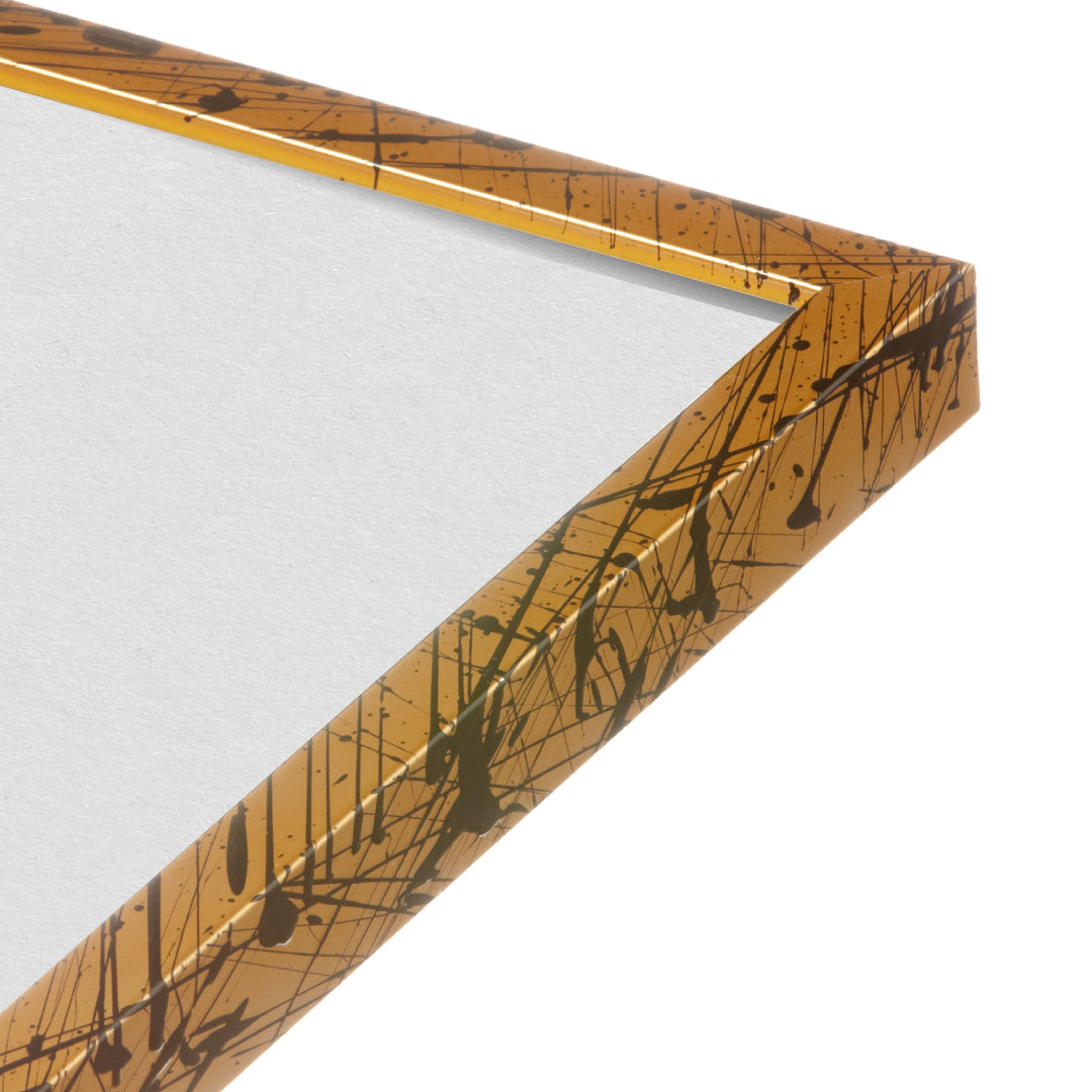 Oro Drip Splash Narrow Wall Frame – Frametolia.