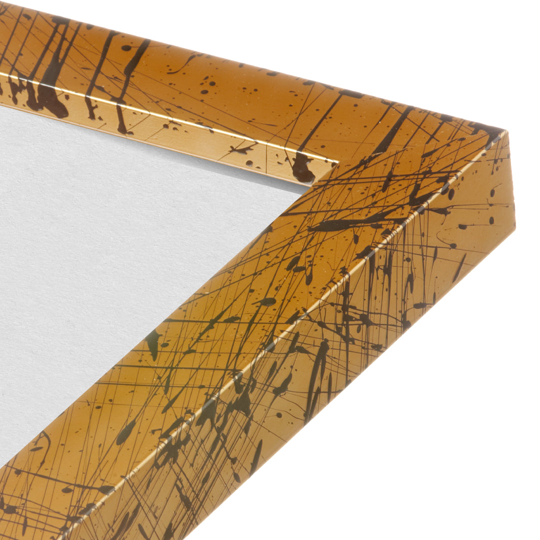 Oro Drip Splash Medium Width Wall Frame – Frametolia.