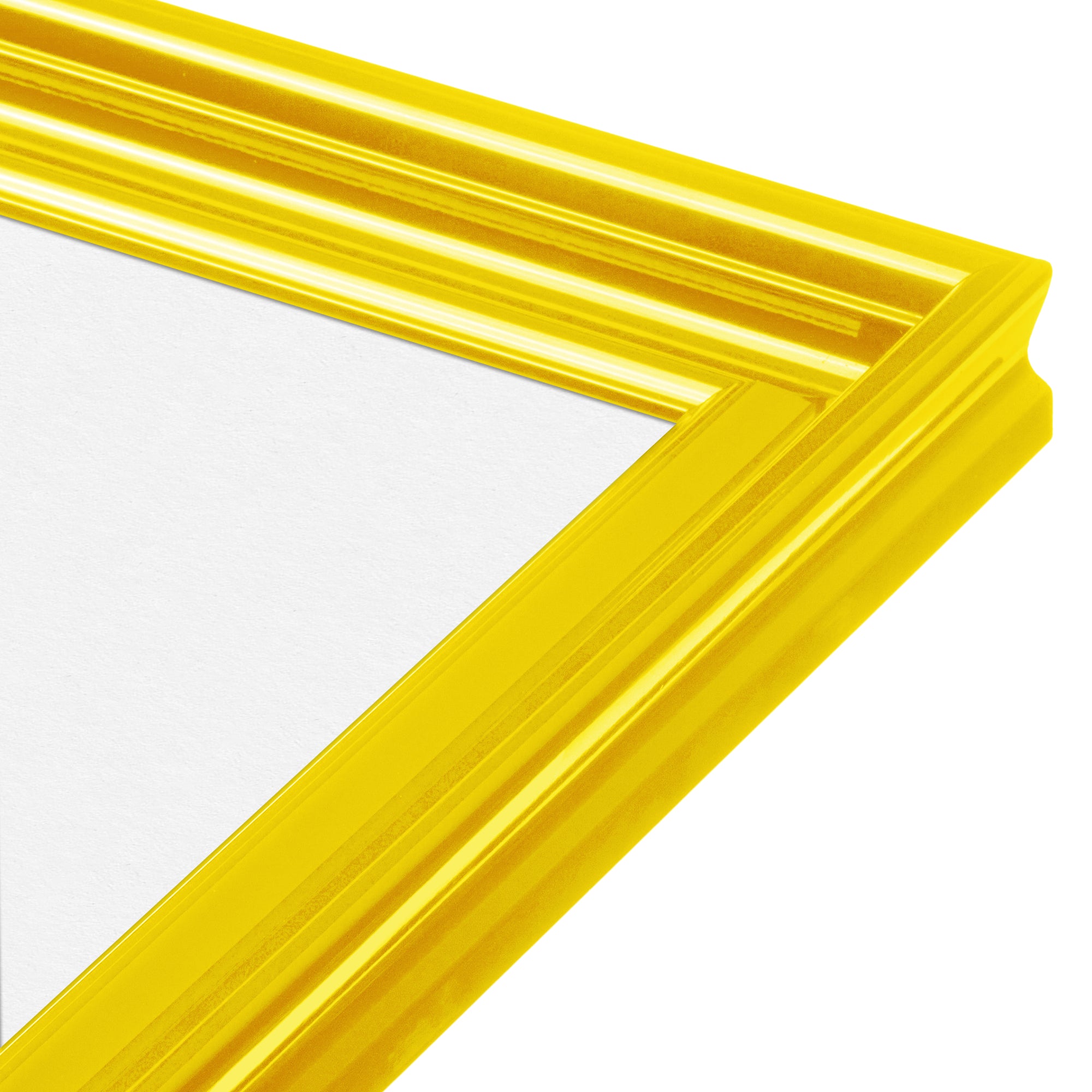 Sunburst Yellow Wide Width Wall Frame – Frametolia.