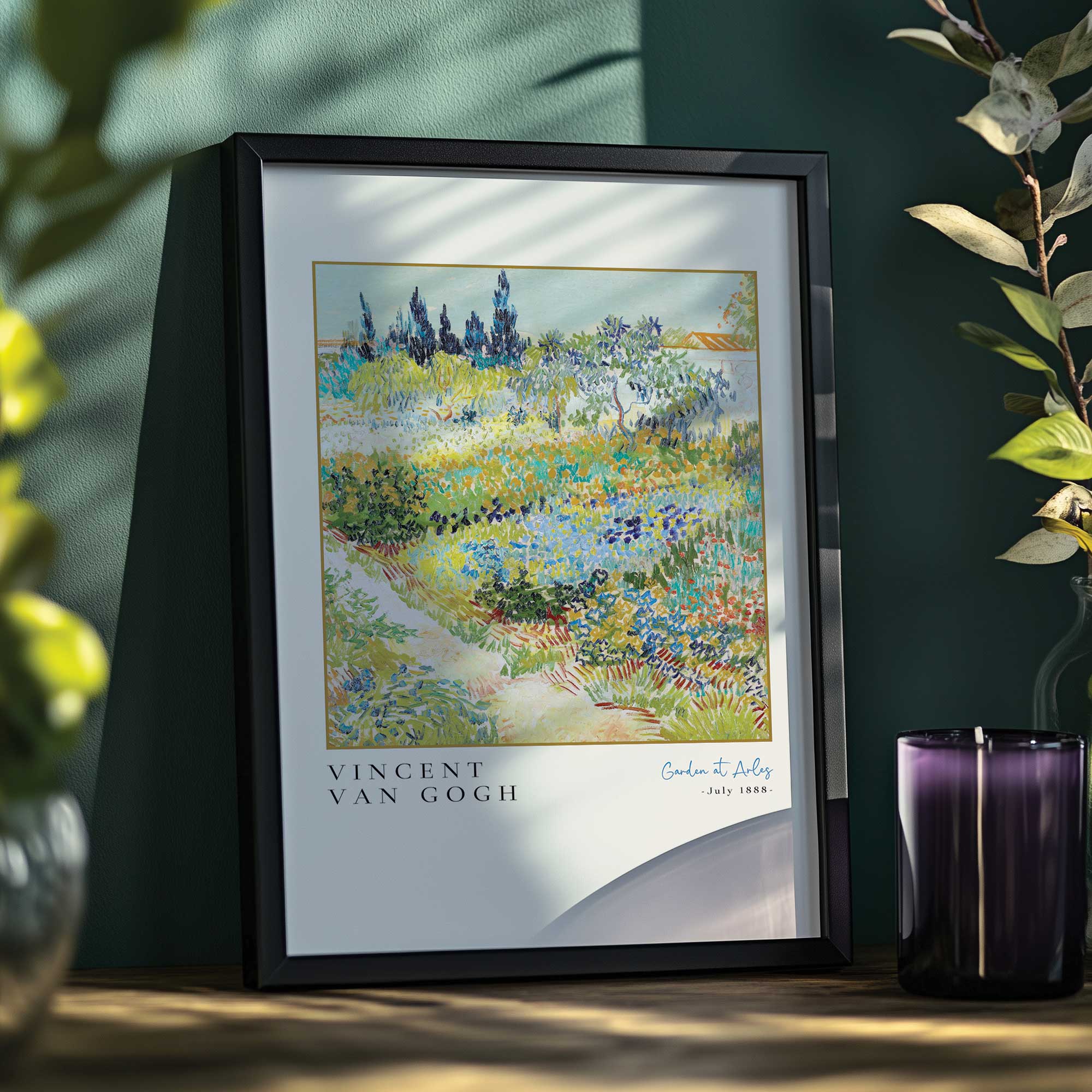 Van Gogh's Garden at Arles Print – Frametolia.