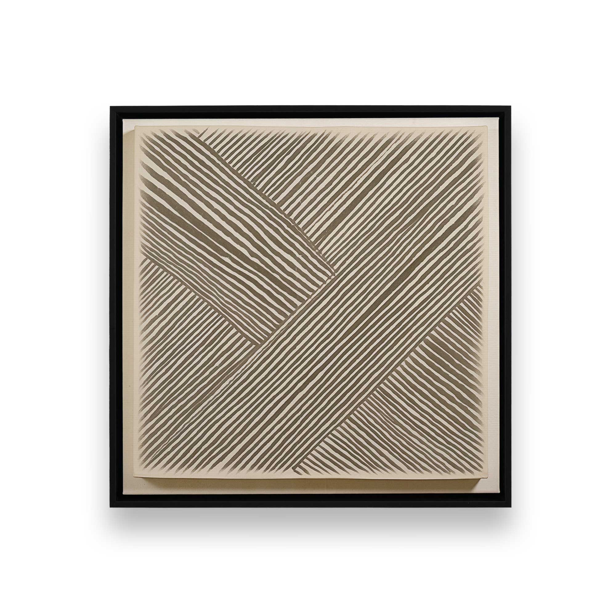 Modern Linear Illusion III Print on Canvas – Frametolia.