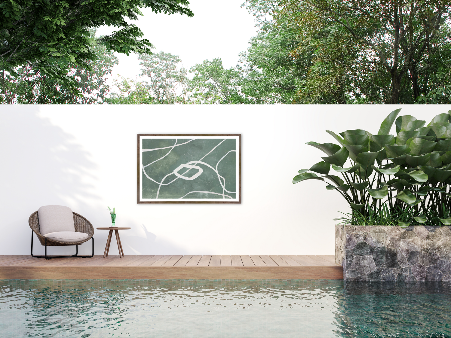 How to Frame Art for Outdoor and Poolside Areas – Frametolia.