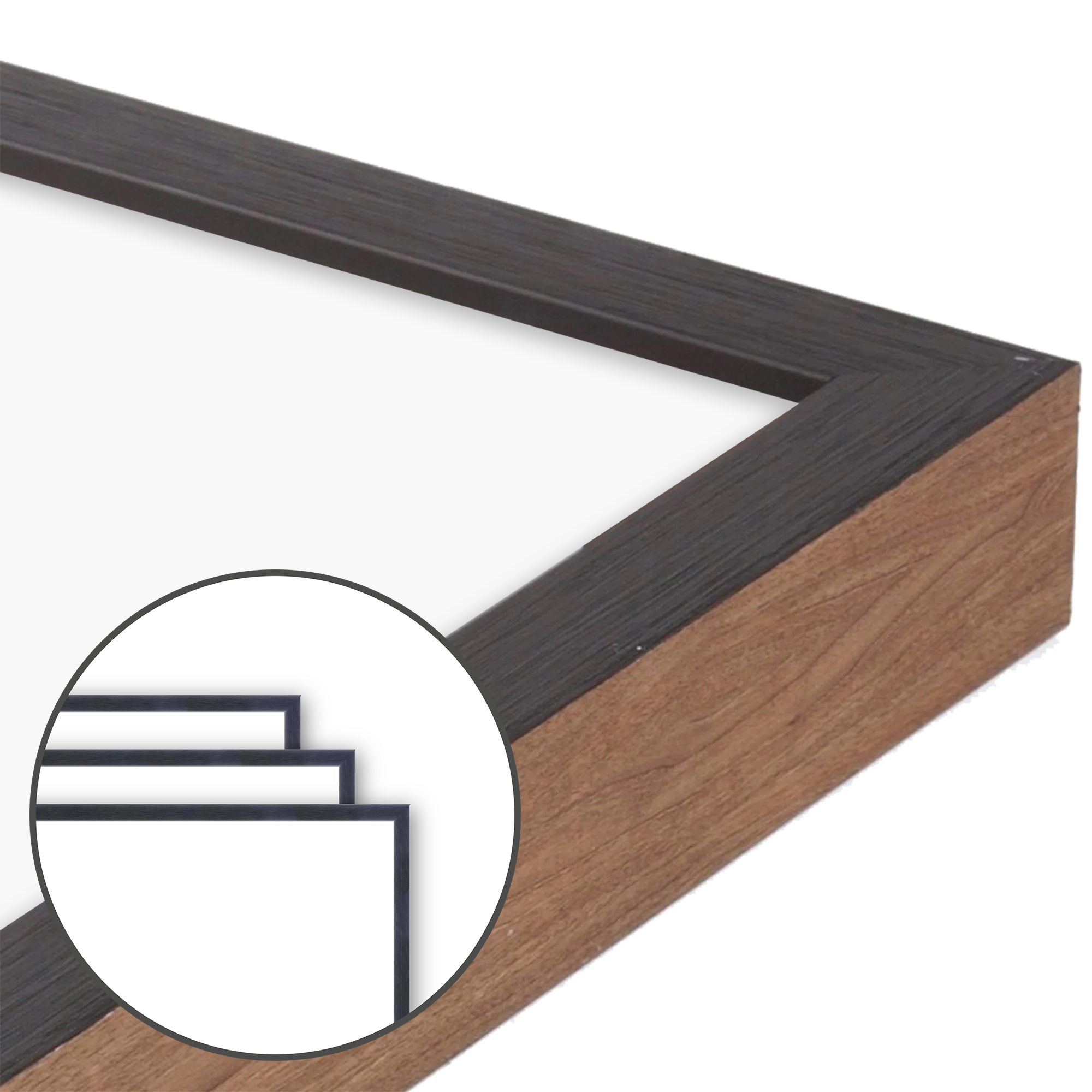 Steel Black Mercer Wall Frame, Set of 3 – Frametolia.