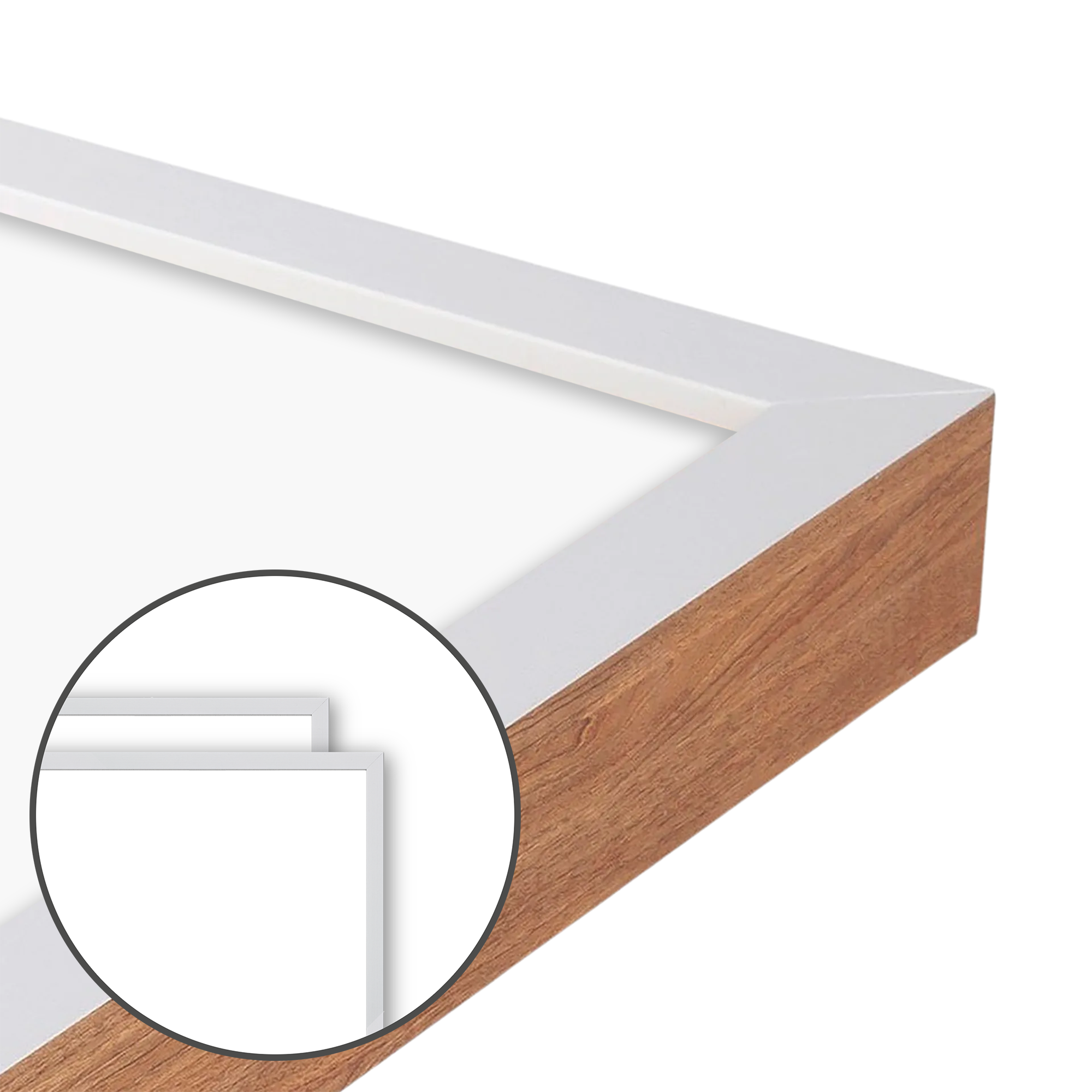 Steel White Mercer Wall Frame, Set of 2 – Frametolia.
