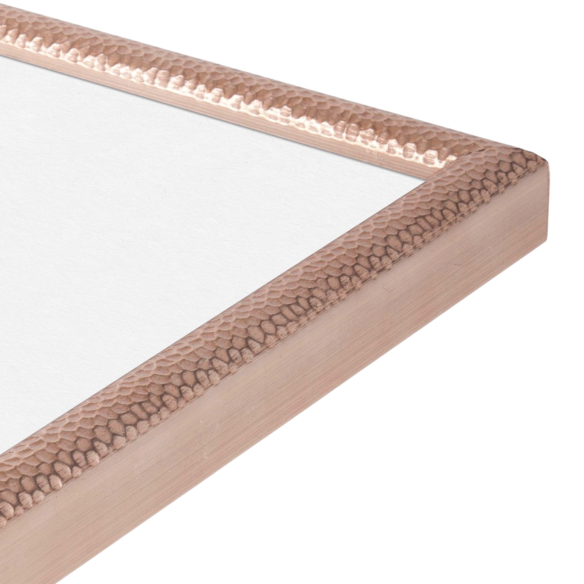Champagne Medium Width Wall Hammered Frame – Frametolia.
