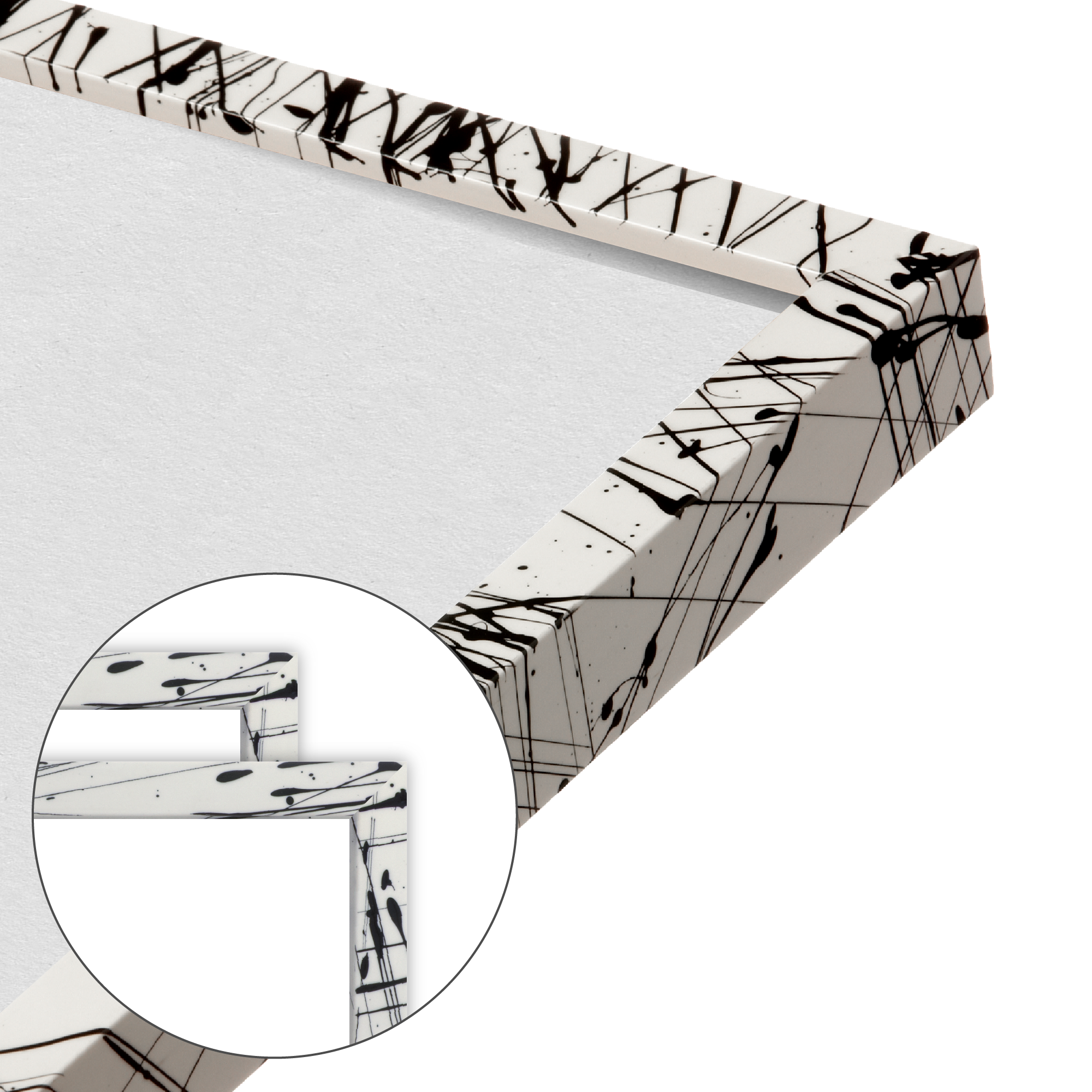 Metro Fade Splash Narrow Wall Frame, Set of 3 – Frametolia.