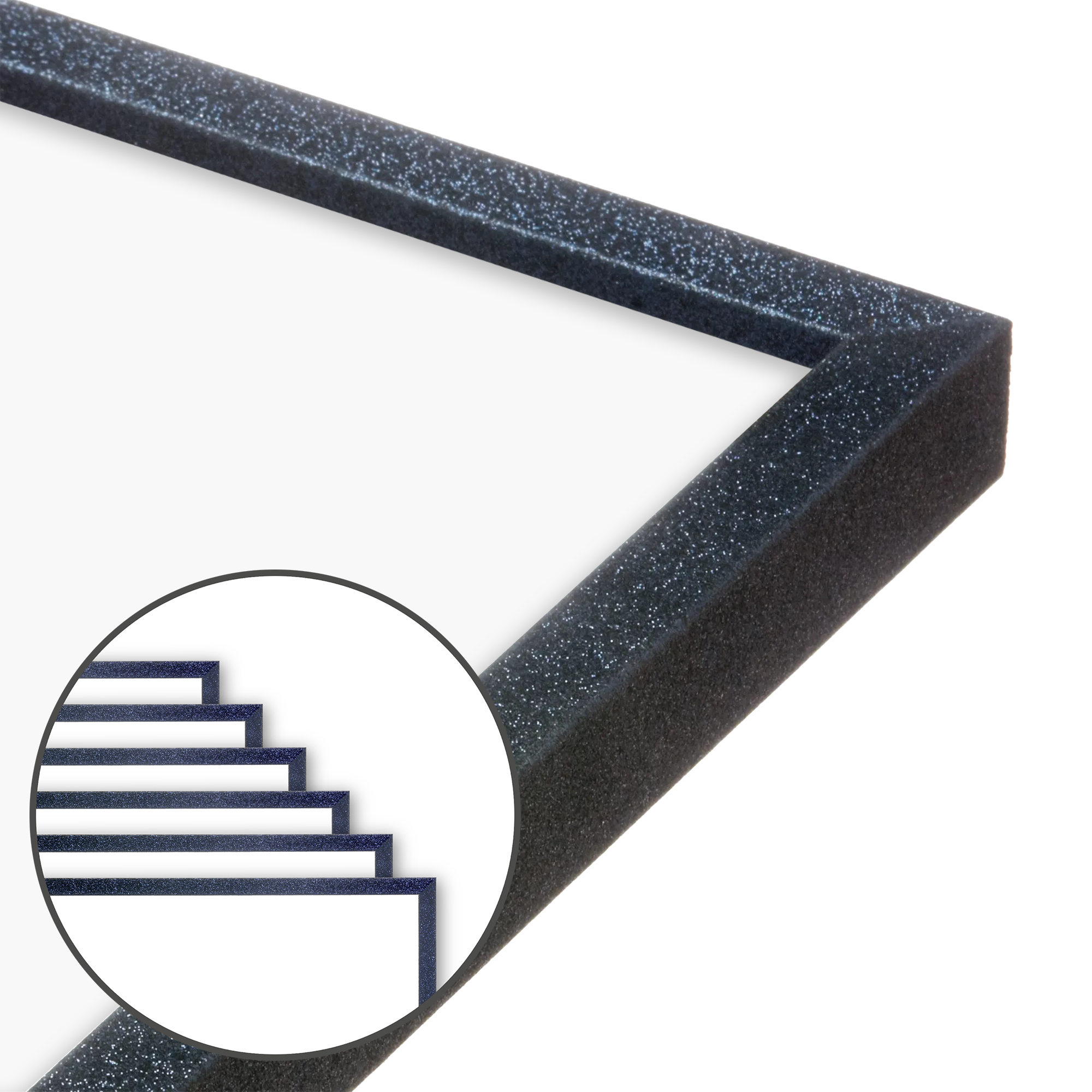 Colbalt Glitter Wall Frame, Set of 6 – Frametolia.