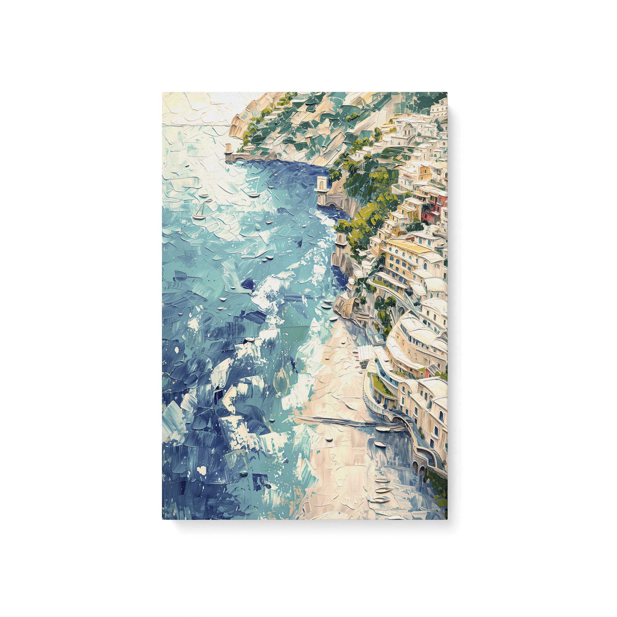 Positano Sunset Serenade Print on Canvas – Frametolia.