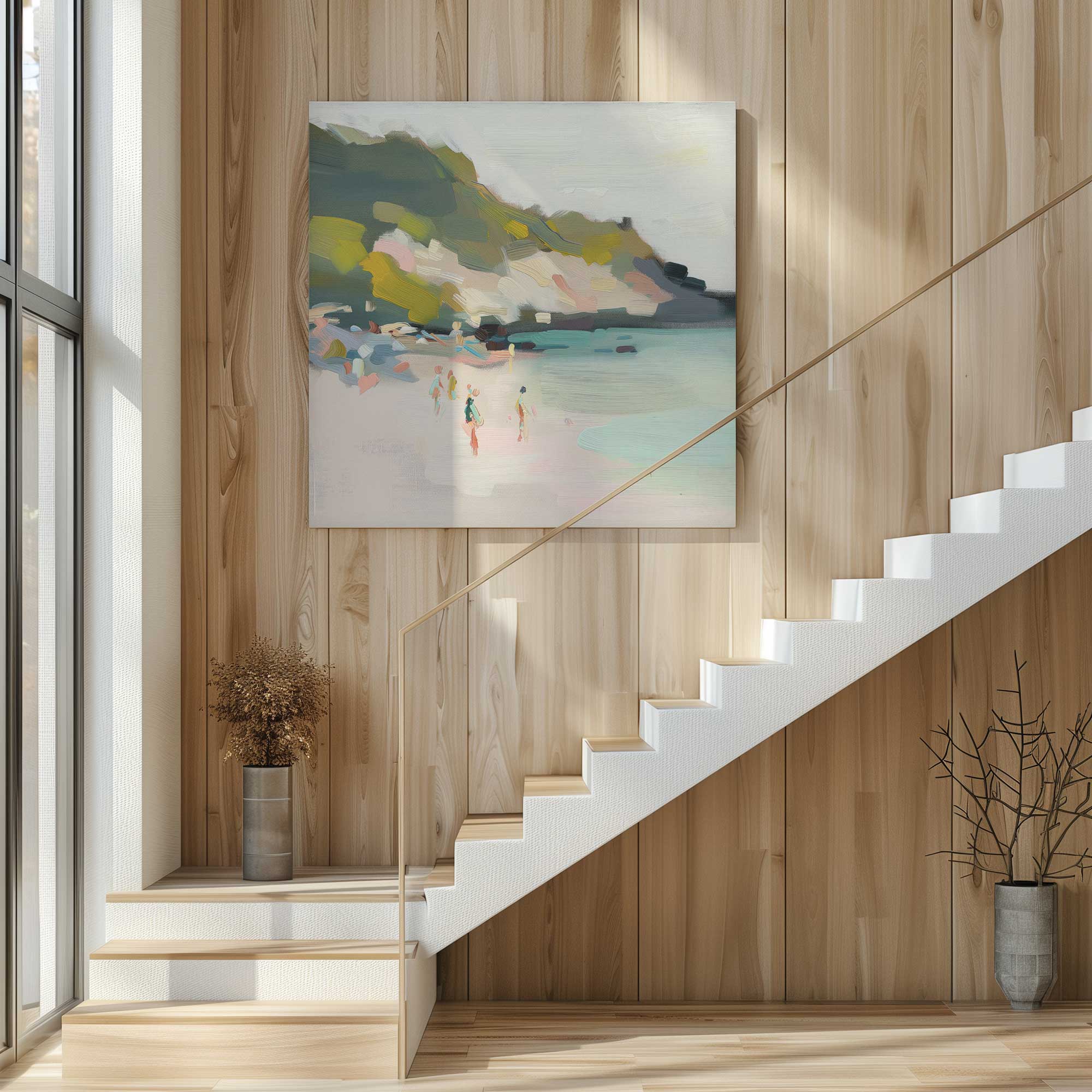 Sandy Spectrum v1 Large Canvas Print – Frametolia.