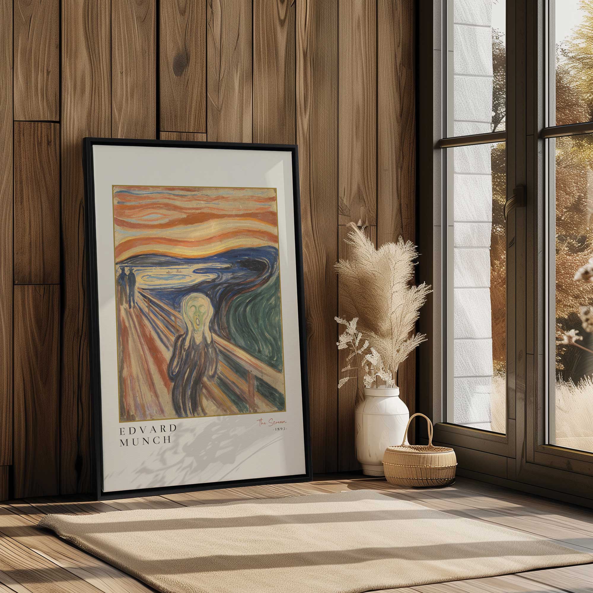 The Scream by Edvard Munch Print on Canvas – Frametolia.