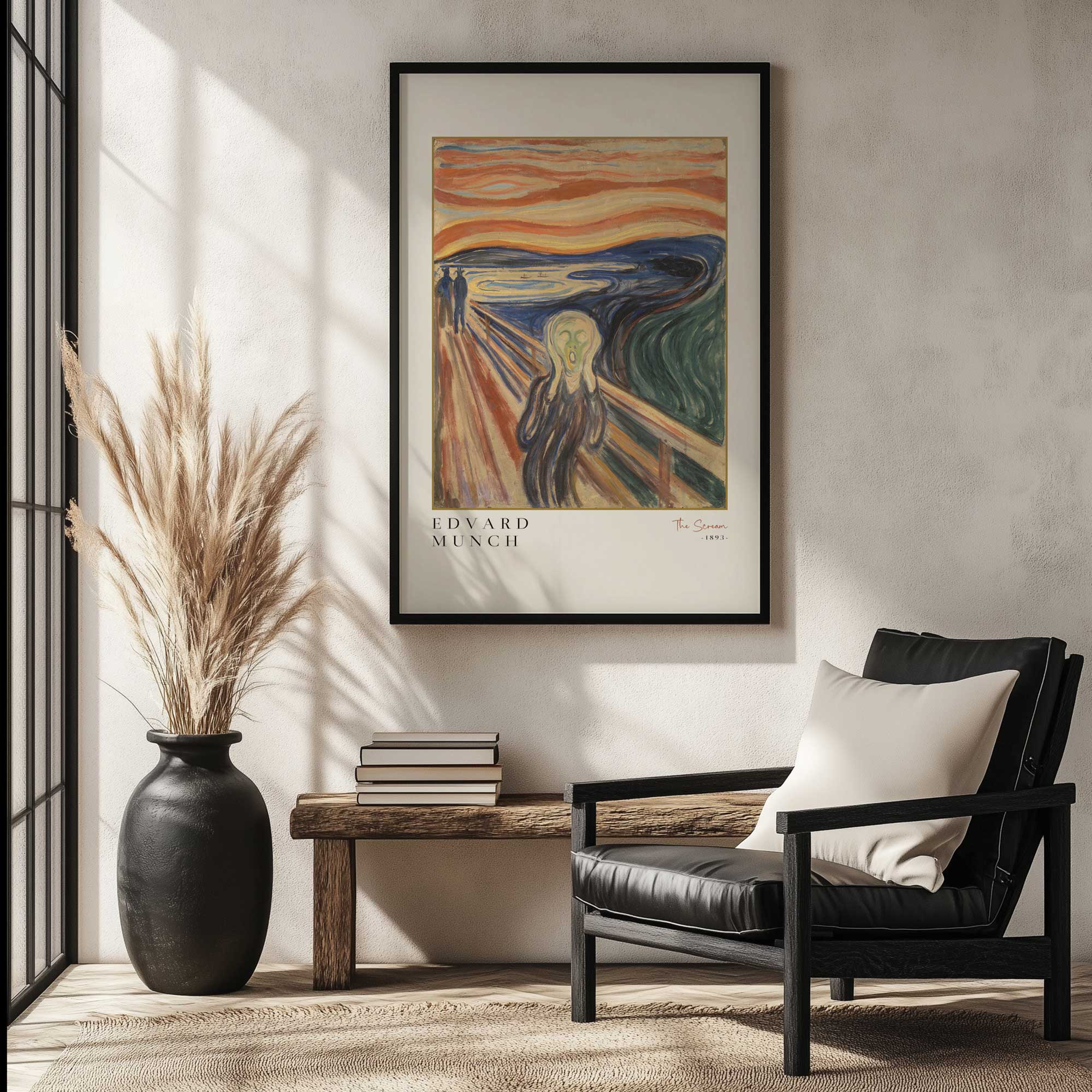 The Scream by Edvard Munch Print – Frametolia.