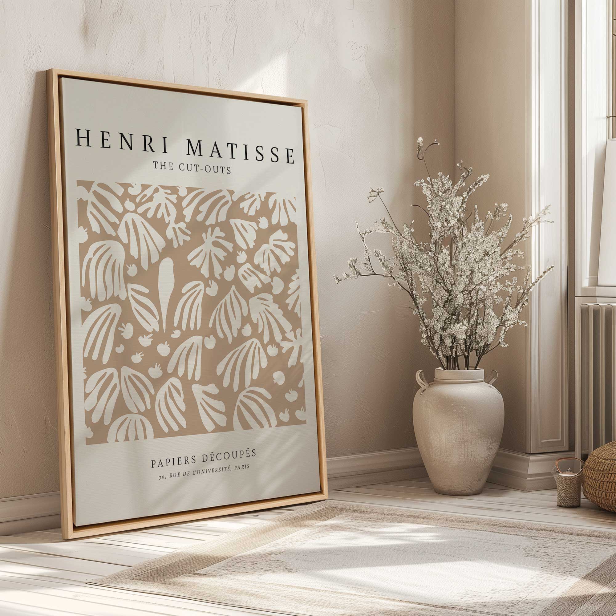 The Parakeet and the Mermaid by Matisse Print on Canvas – Frametolia.