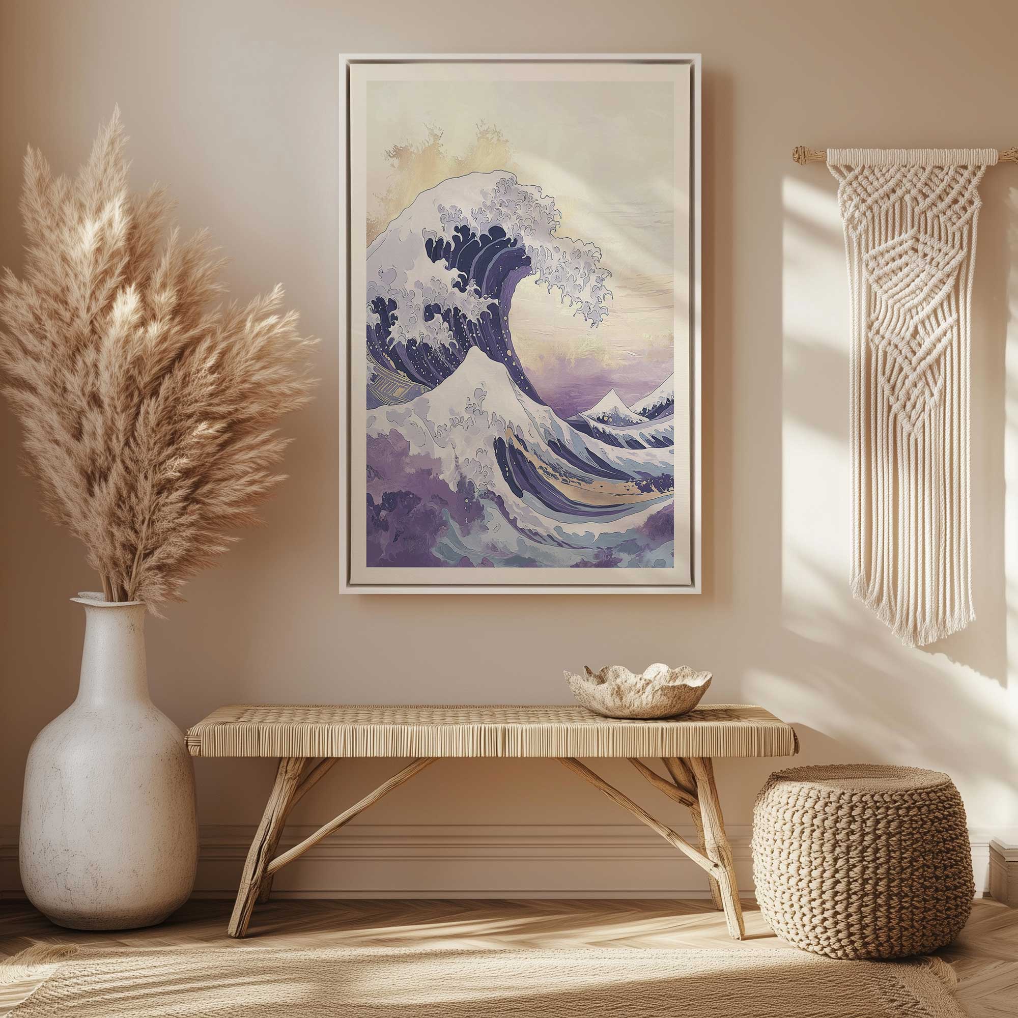 Amethyst Surge Print on Canvas – Frametolia.