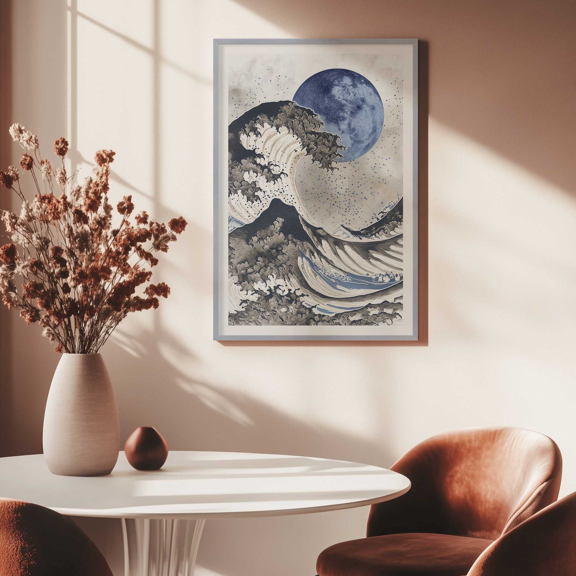 Indigo Surge Print – Frametolia.