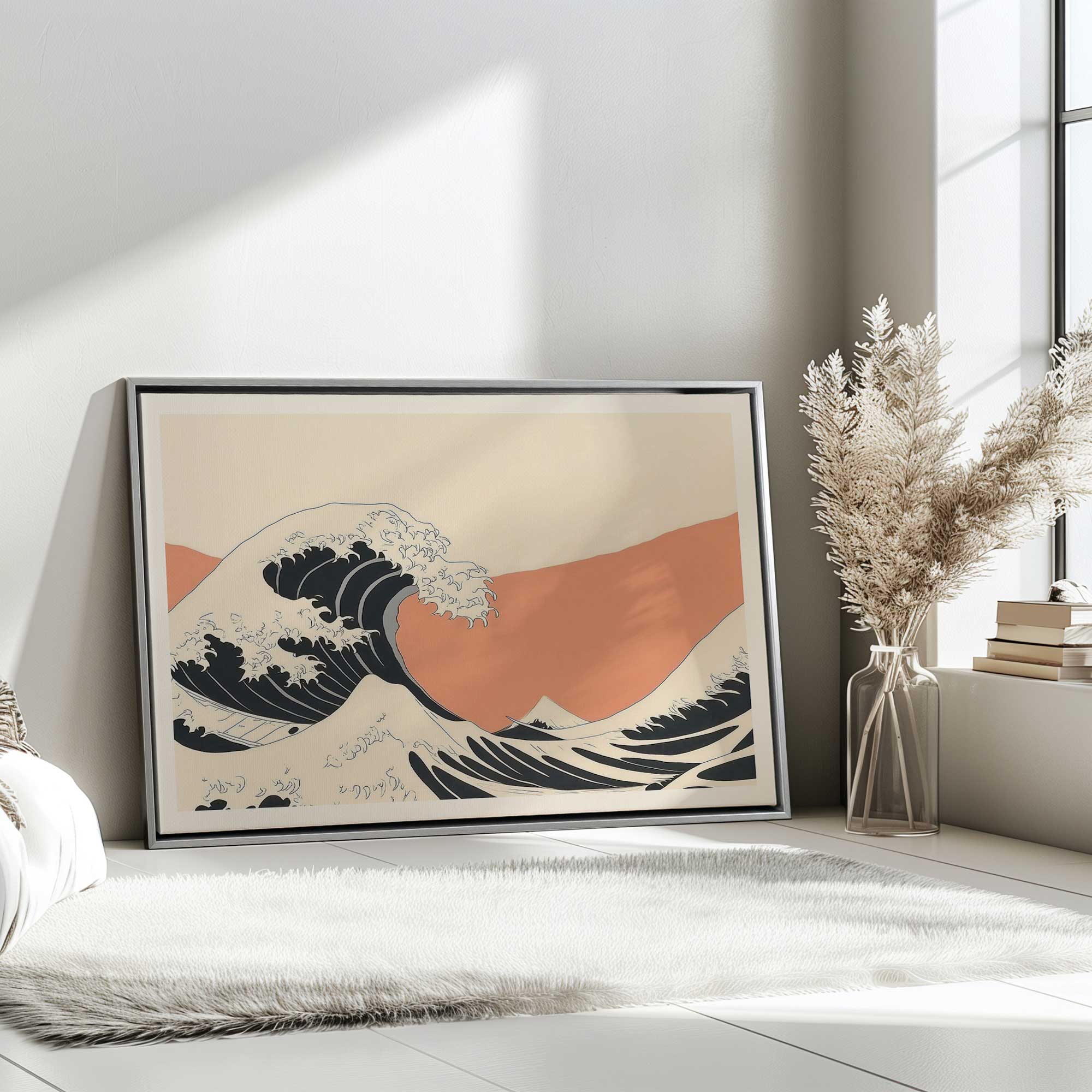 Silent Surge Print on Canvas – Frametolia.
