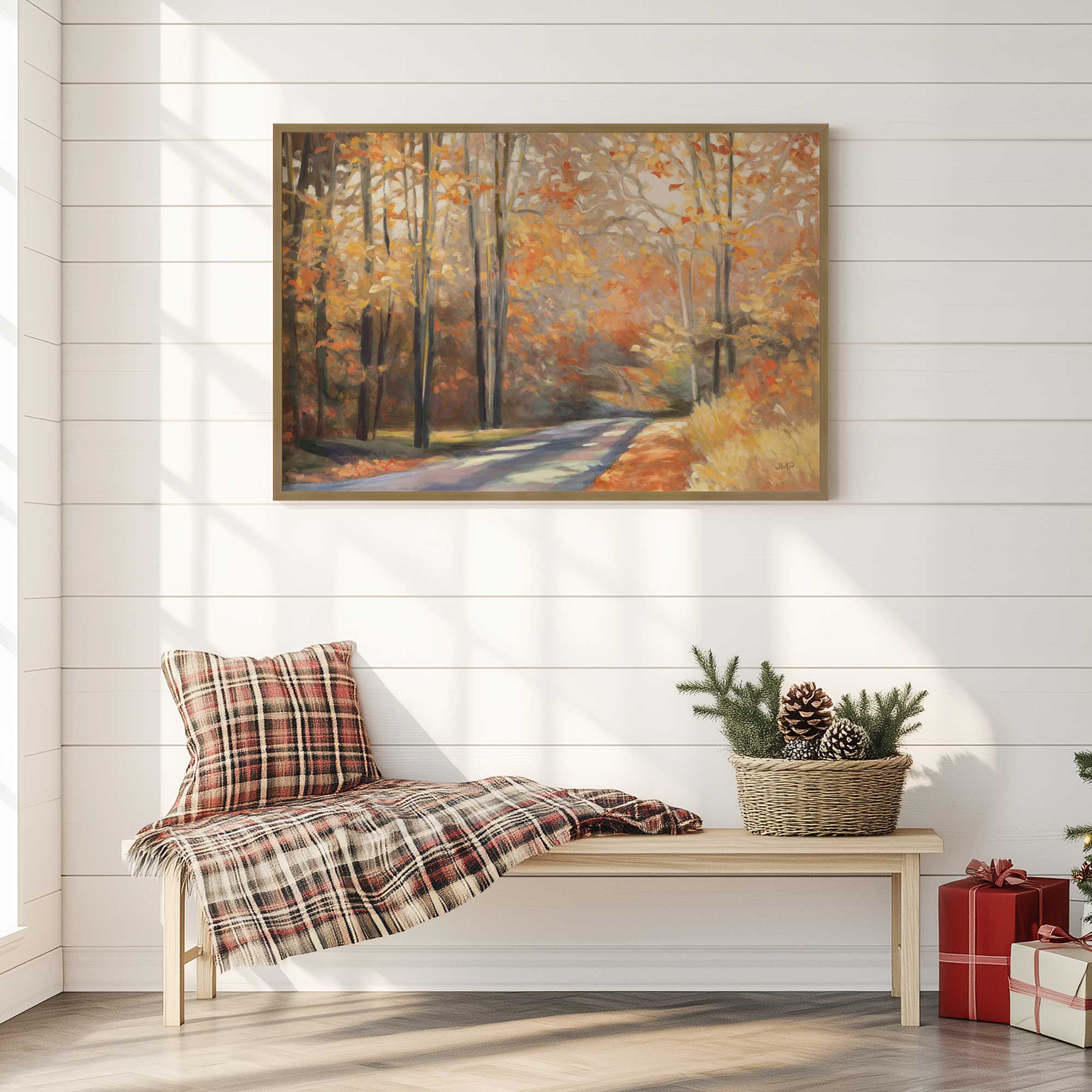 Amber Pathway Print – Frametolia.