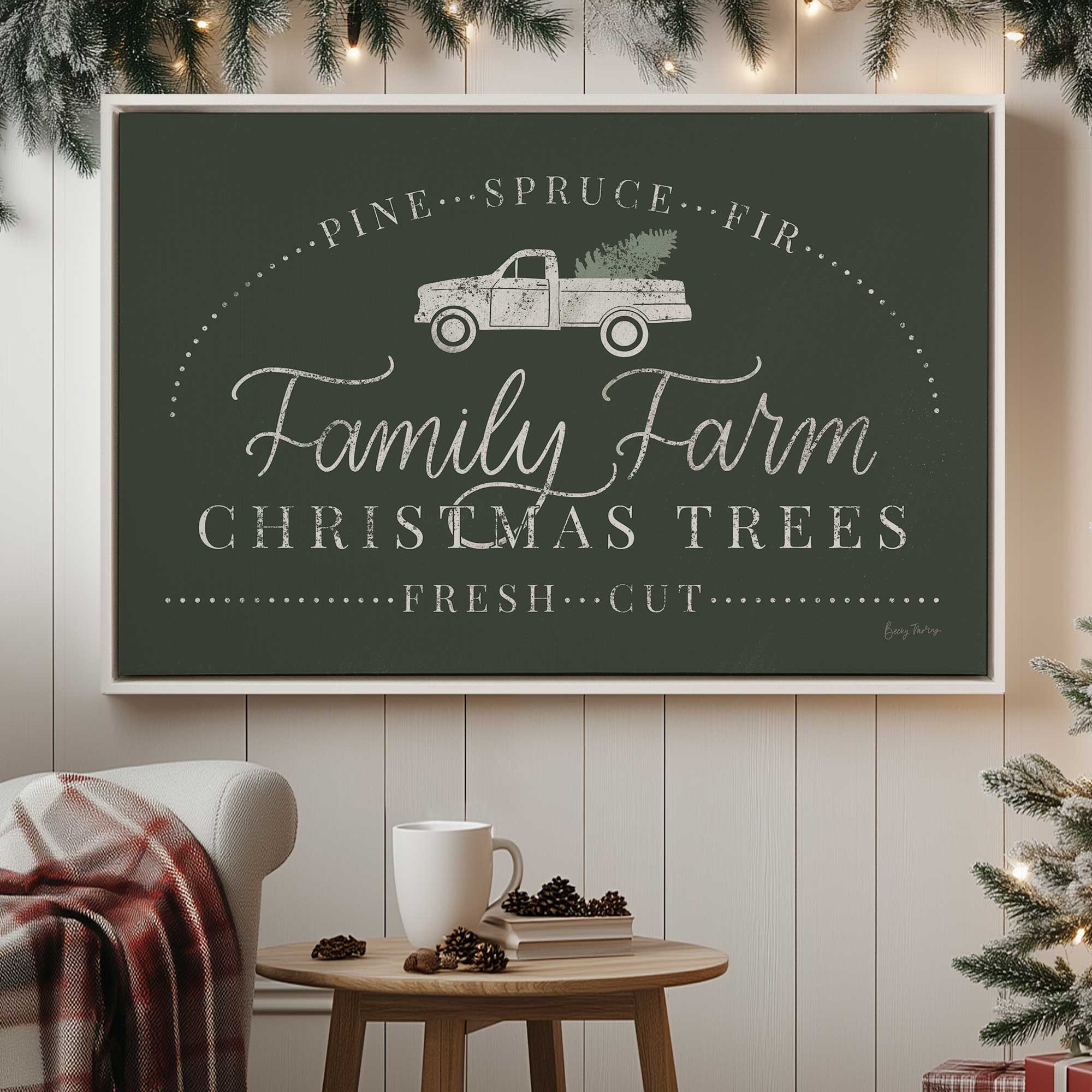 Evergreen Traditions Print on Canvas – Frametolia.