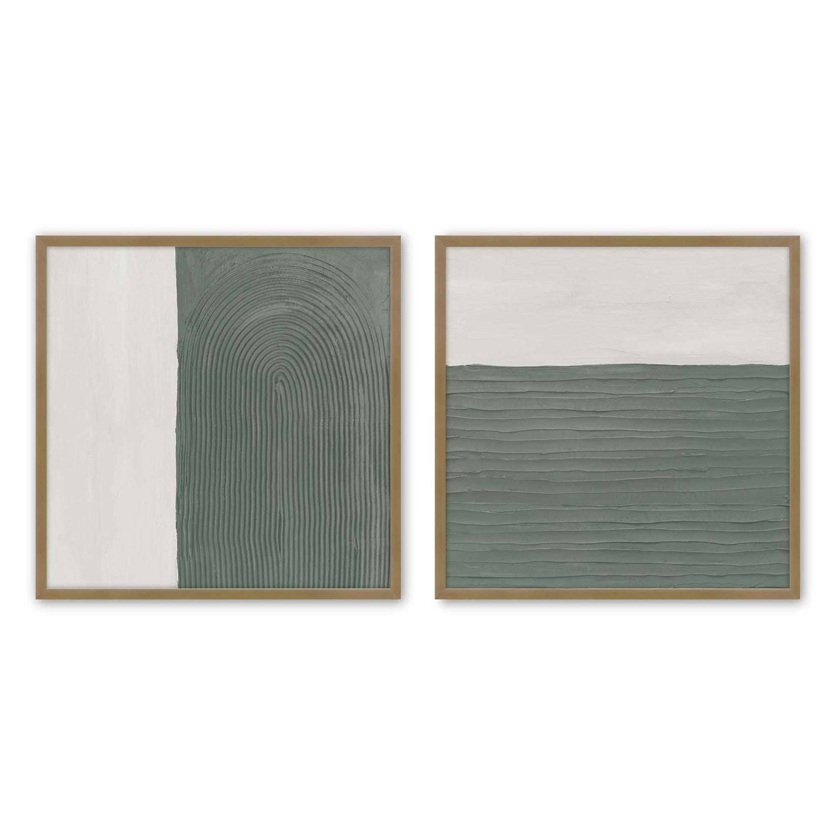 Emerald Echoes Set of 2 Prints – Frametolia.