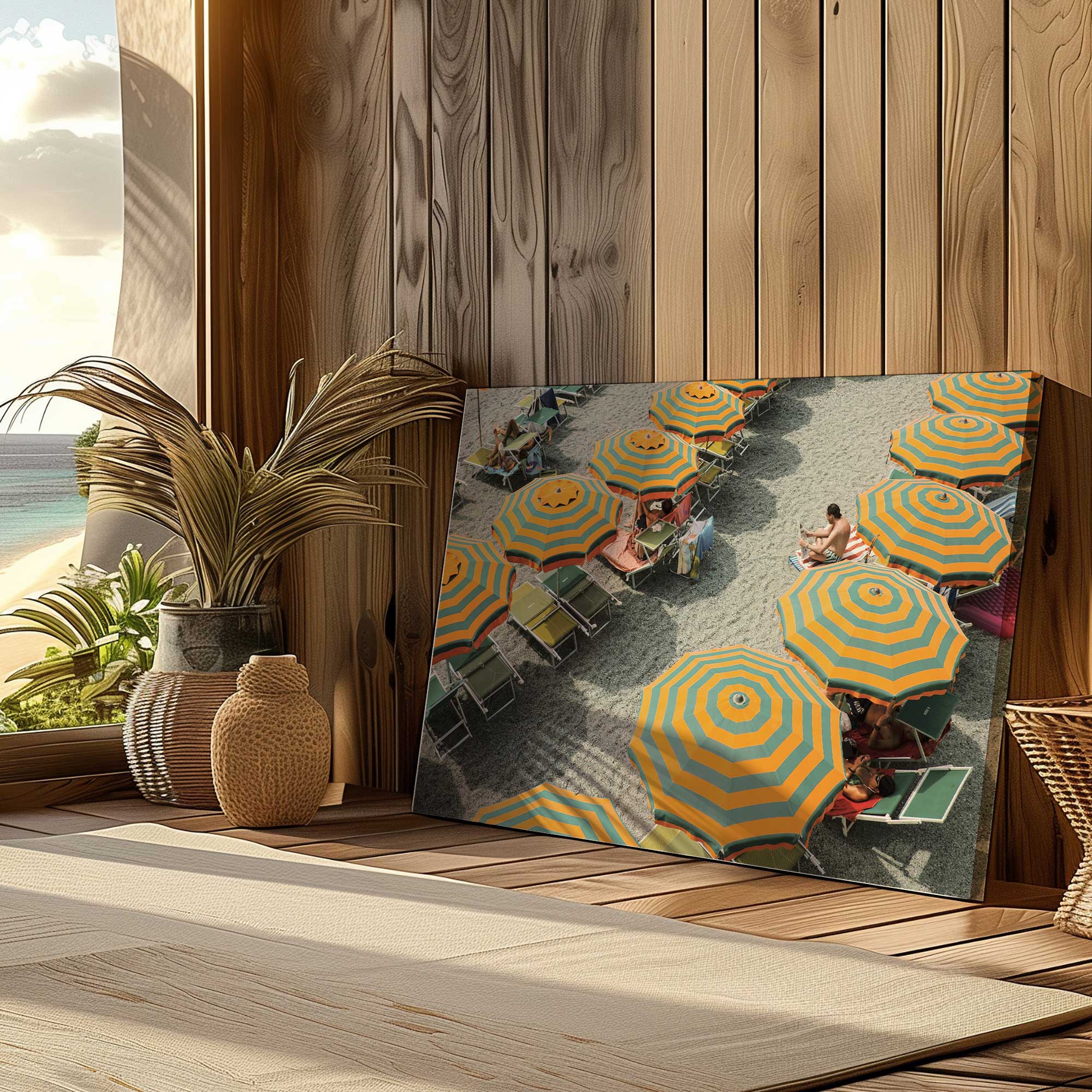Seaside Shade Print on Canvas – Frametolia.