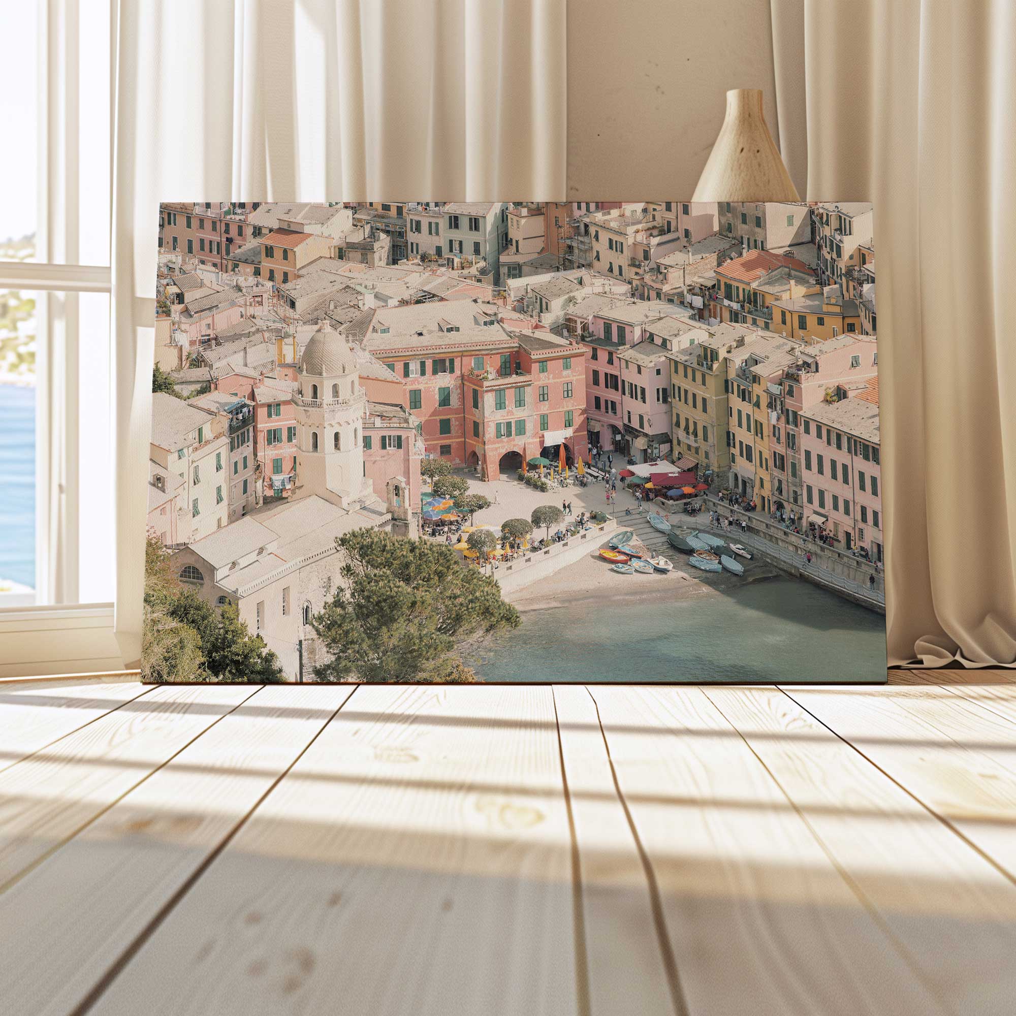 Riviera Radiance Print on Canvas – Frametolia.